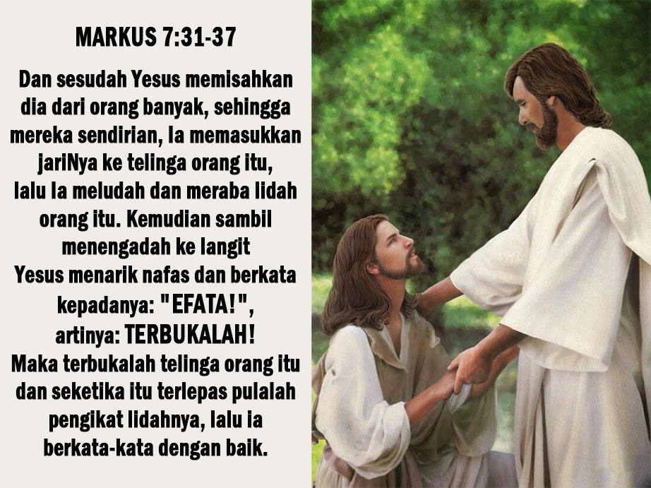 Terbebas dari Tuli dan Bisu Rohani - SESAWI.NET Terbebas dari Tuli dan Bisu Rohani - SESAWI.NET