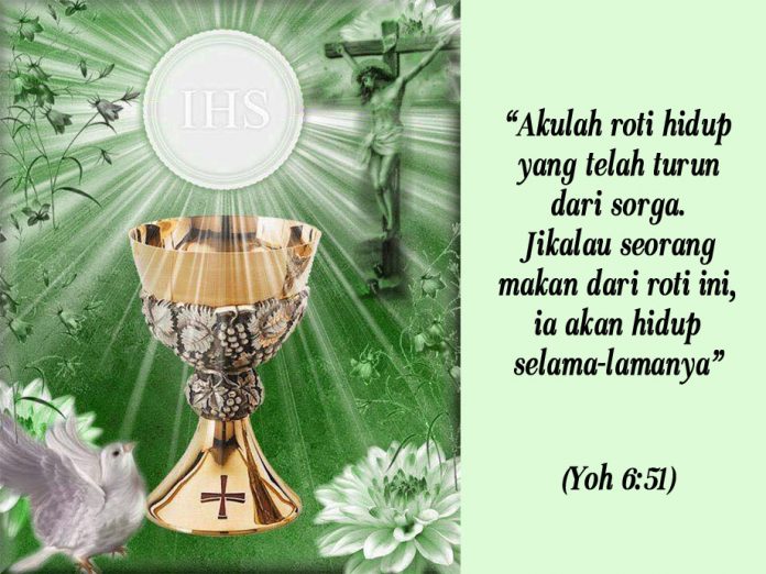 Percik Firman: Kehadiran Kristus dalam Ekaristi - SESAWI.NET Percik Firman: Kehadiran Kristus dalam Ekaristi - SESAWI.NET