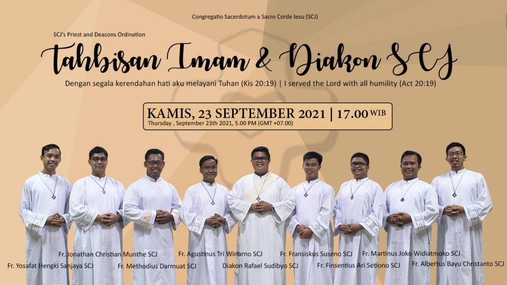 23 Sept 2021: Tahbisan Imam dan Diakon SCJ di Gereja Sanfrades ... 23 Sept 2021: Tahbisan Imam dan Diakon SCJ di Gereja Sanfrades ...