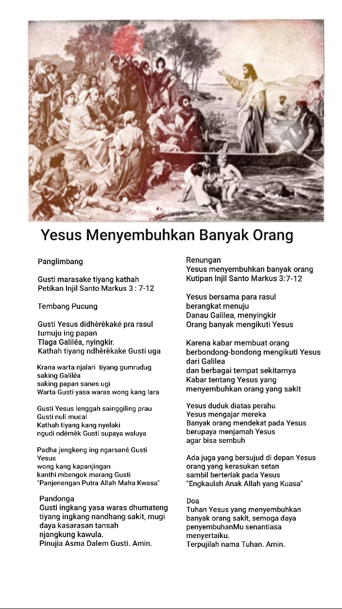 Mukjizat Kesembuhan dari Yesus untuk Banyak Orang - SESAWI.NET