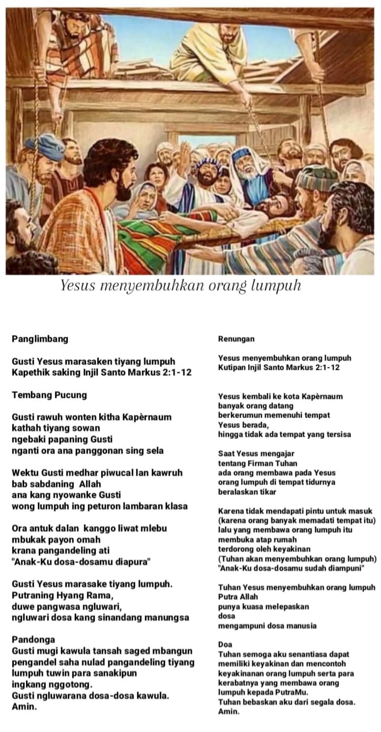 Yesus Menyembuhkan Orang Lumpuh - SESAWI.NET