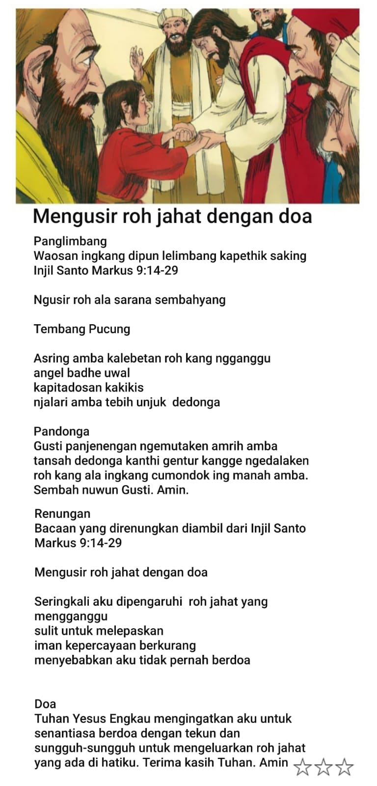 Dengan Doa Mengusir Roh Jahat - SESAWI.NET Dengan Doa Mengusir Roh Jahat - SESAWI.NET