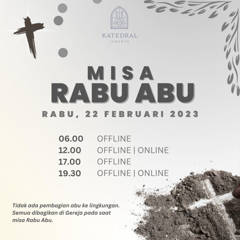Misa Rabu Abu 2023 di Gereja Katedral Jakarta - SESAWI.NET Misa Rabu Abu 2023 di Gereja Katedral Jakarta - SESAWI.NET