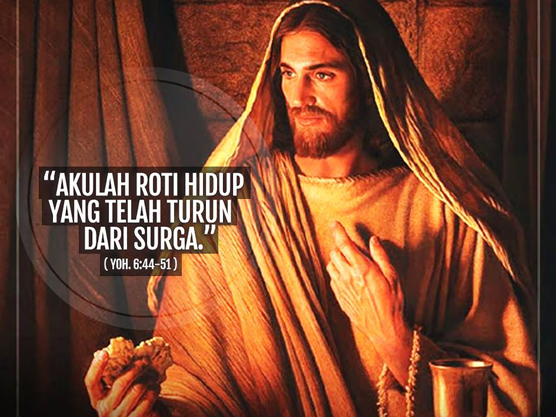 Pelita Hati: 27.04.2023 - Roti Yang Memberi Hidup Menyelamatkan - SESAWI.NET