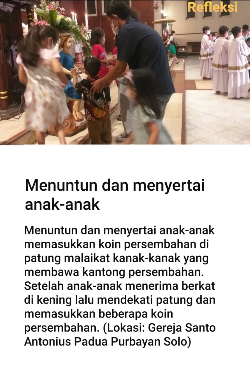 Menuntun dan Menyertai Anak-anak - SESAWI.NET