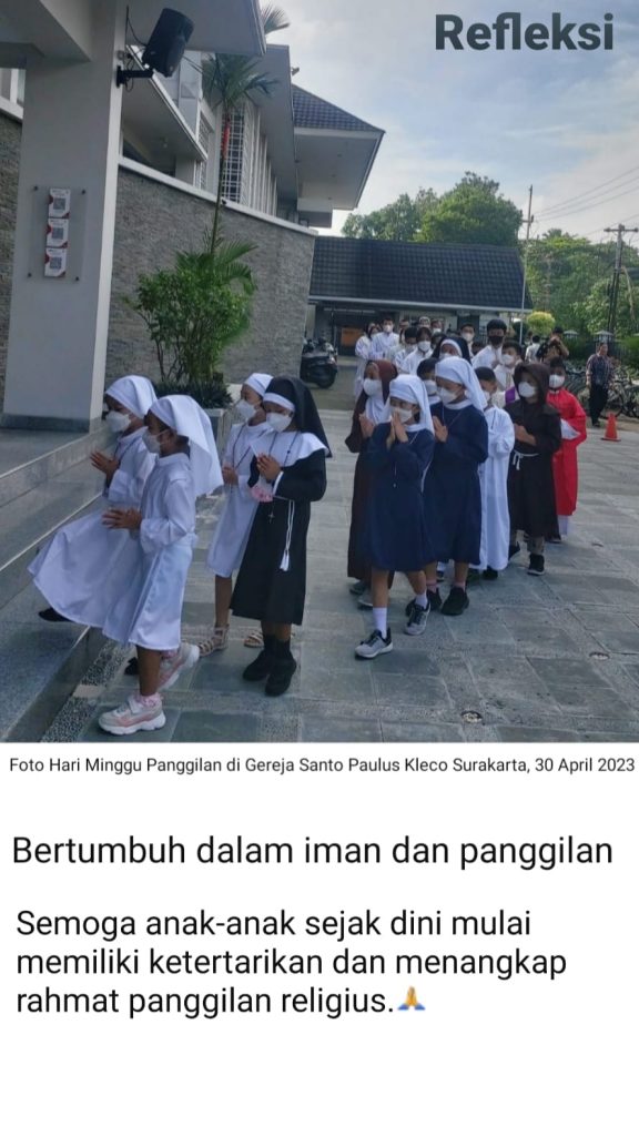 Tumbuh dalam Iman dan Panggilan - SESAWI.NET