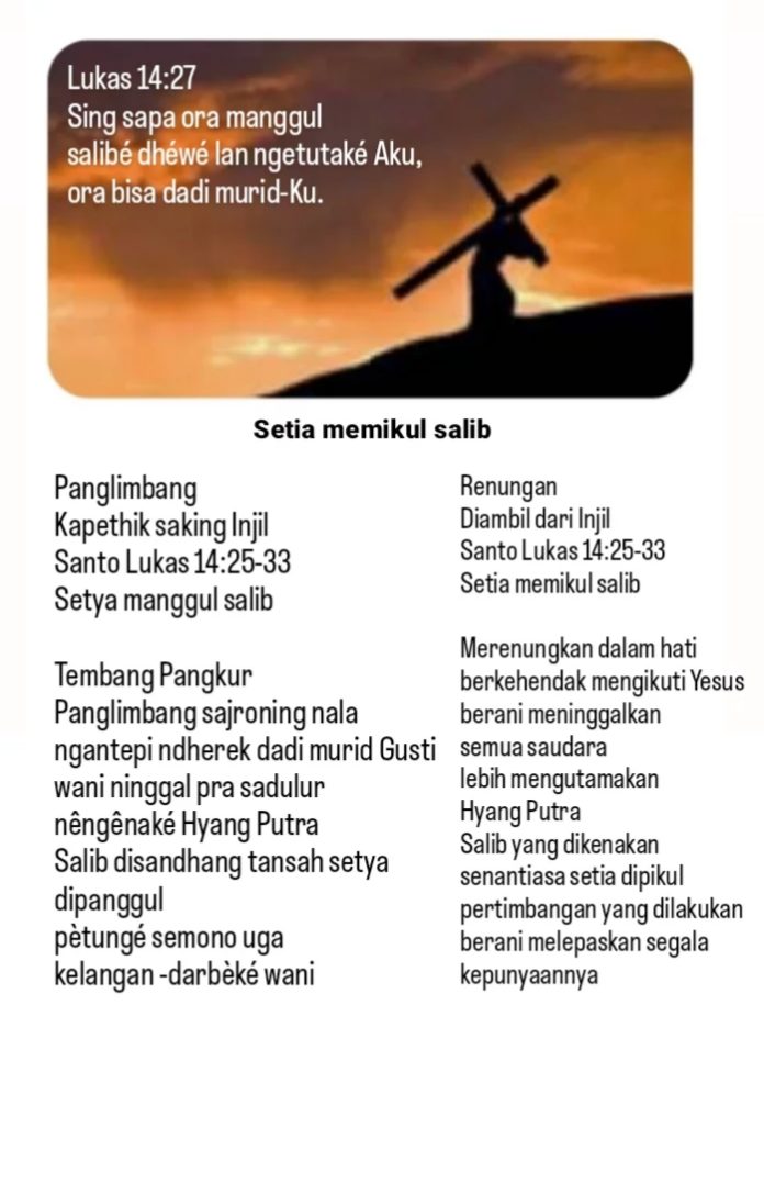 Setia Memikul Salib - SESAWI.NET