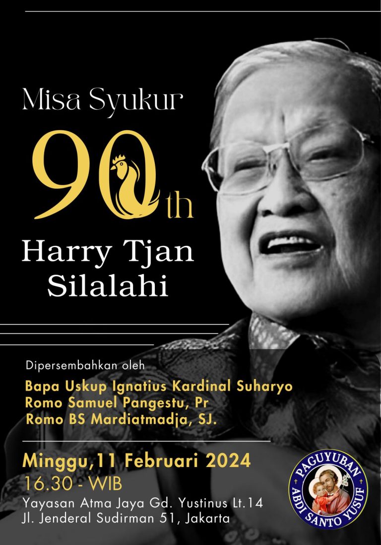 90 Tahun Harry Tjan Silalahi SH: Jengkel Kecewa terhadap Hierarki Gereja, Ikut Dirikan CSIS ...
