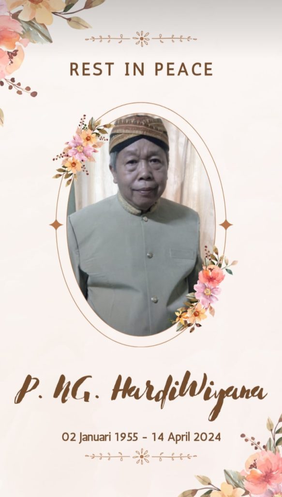 RIP Petrus Ngadirin Hardiwiyana (69), Alumnus Seminari Tinggi St. Paulus Kentungan 1977 - SESAWI.NET
