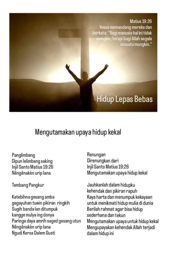 Mengutamakan Hidup Kekal - SESAWI.NET