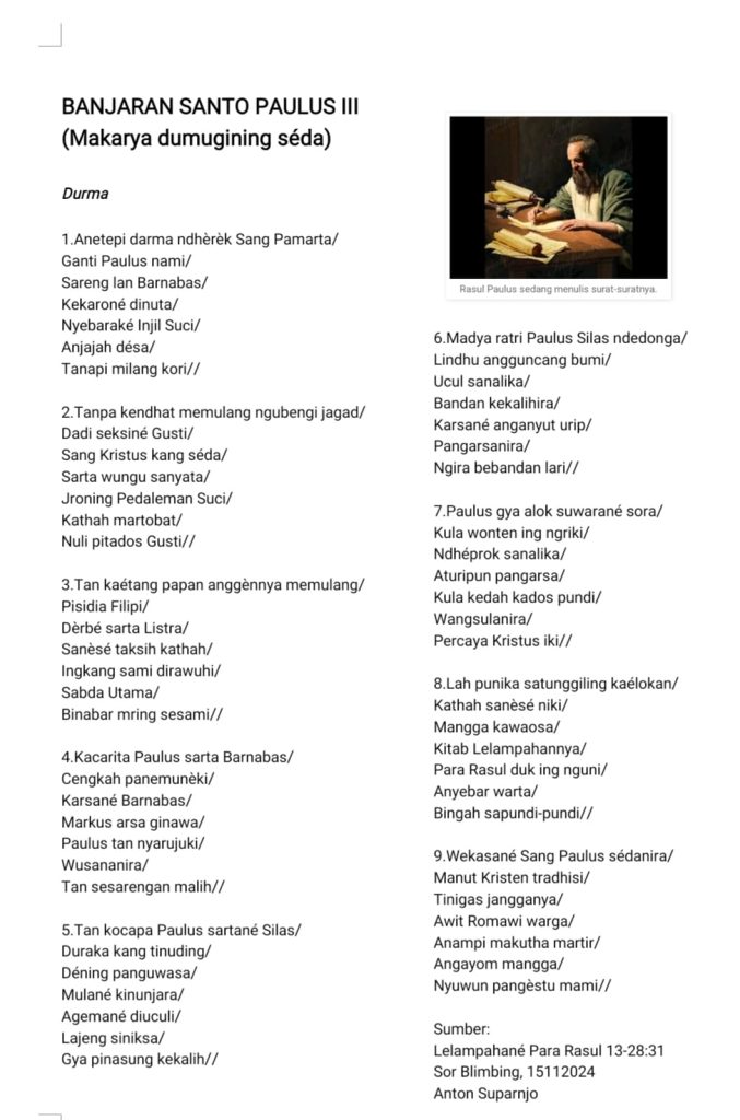 Banjaran Santo Paulus 3 - SESAWI.NET