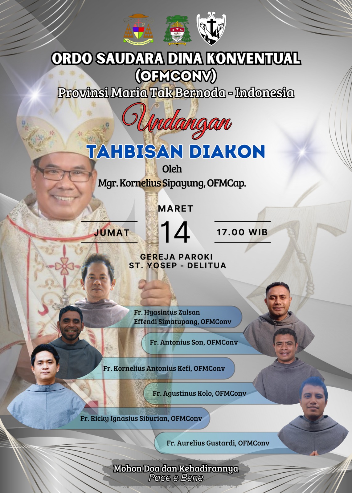 Tahbisan Diakonat untuk Enam Frater Fransiskan Konventual - SESAWI.NET